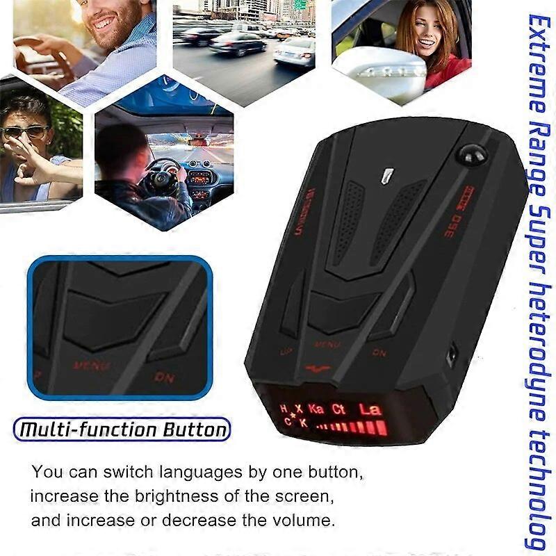 Radar Detector for Cars Radar Detector for Cars with Voice Prompt Speed ...