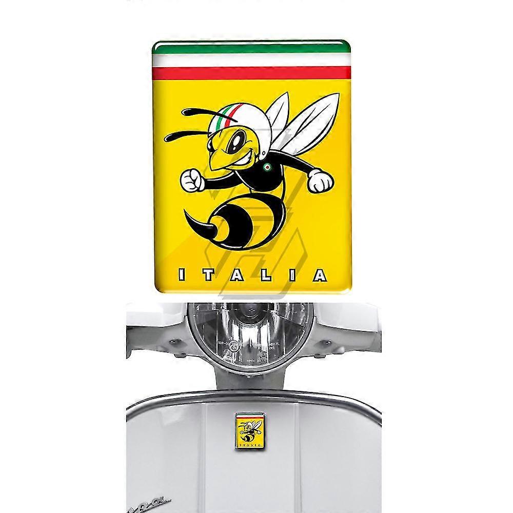 For Vespa Logo Decal Front Badge Overlay Italian Flag Mio Wasp 3d ...