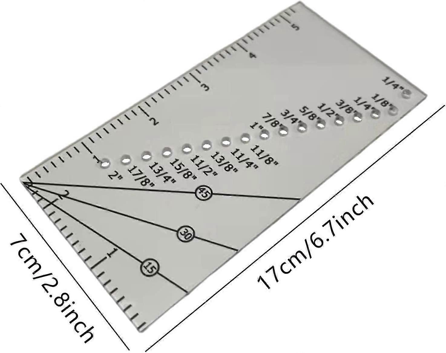 Seam Guide Ruler, Sewing Ruler Seam Guide Ruler Quilting Tool, Acrylic ...
