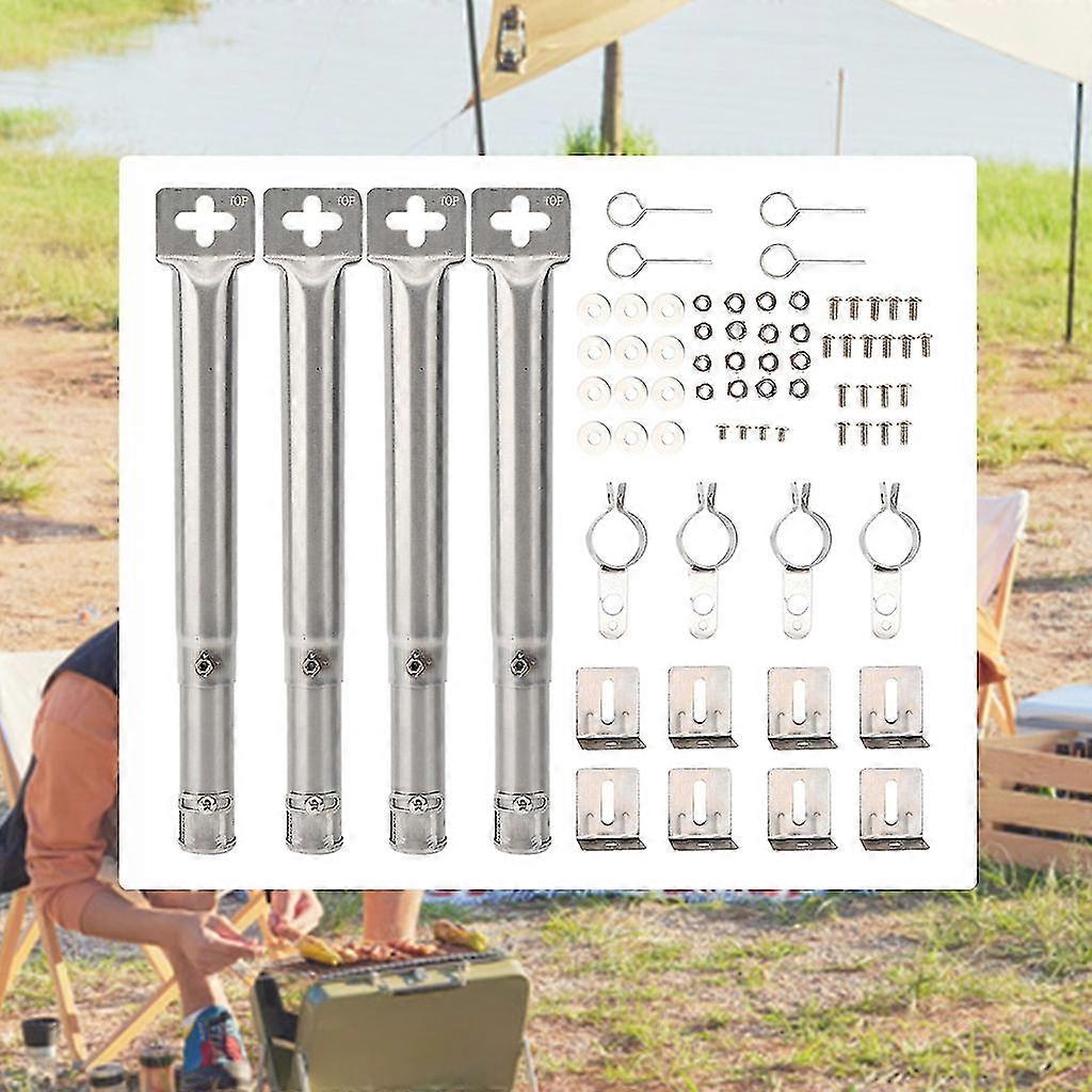 4pcs Stainless Steel Pipe Tube Burners Bbq Grill Tube Burner Bbq Gas ...