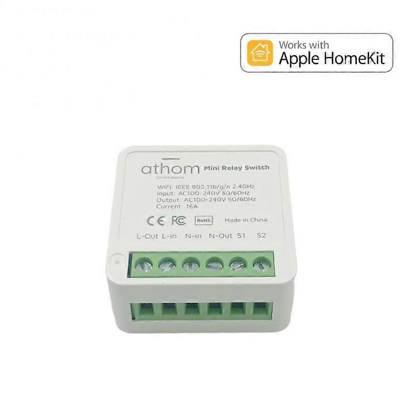Homekit Smart Switch Mini DIY WiFi Relay Module 3-Way Siri Voice ...