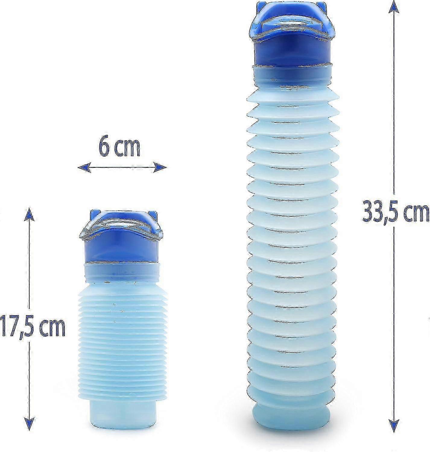Emergency Urinal 750 Ml Portable Shrinkable Urinal Male Female Reusable ...