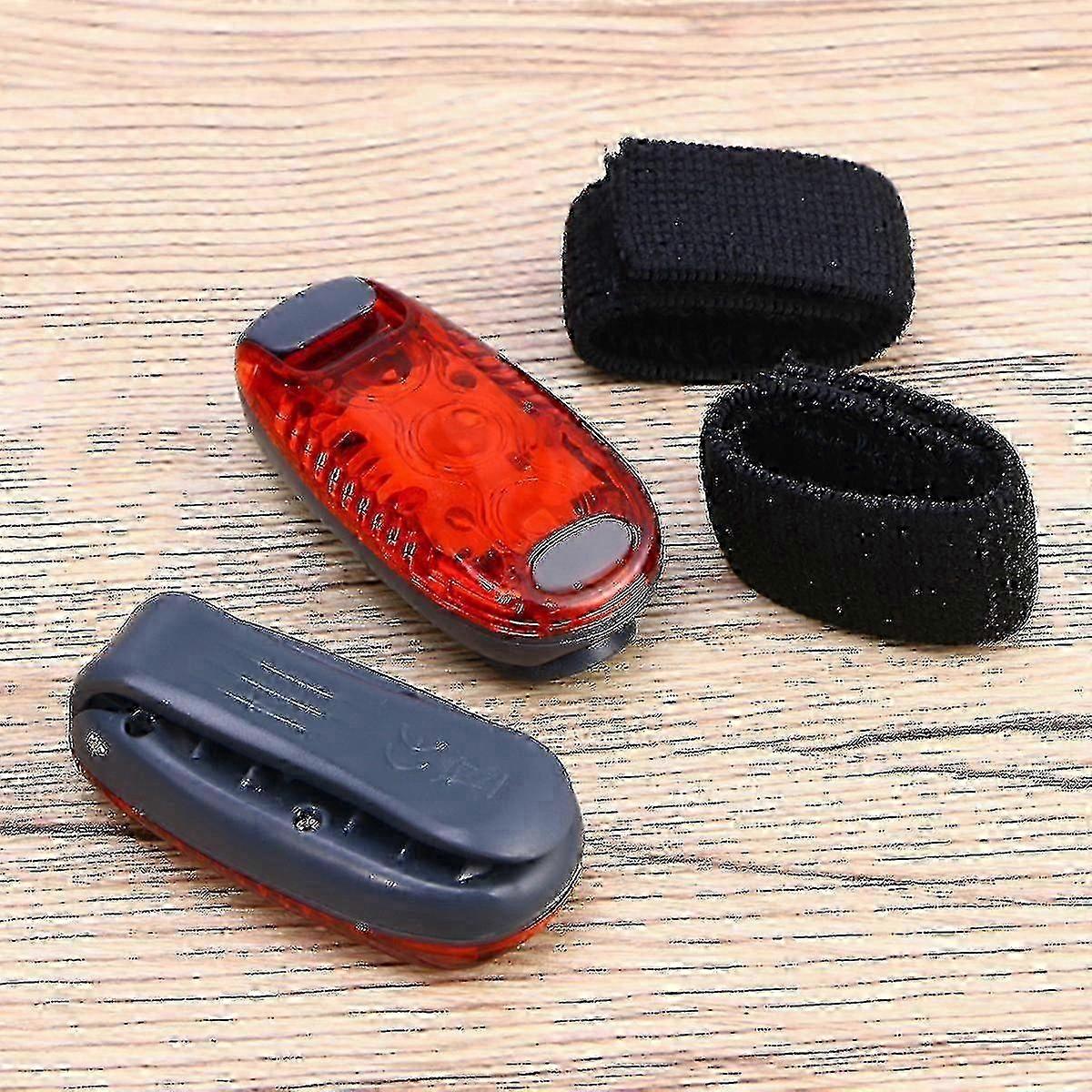 LED Safety Strobe Light Clip for Runners, Dogs, Bikes, Walking - Red ...