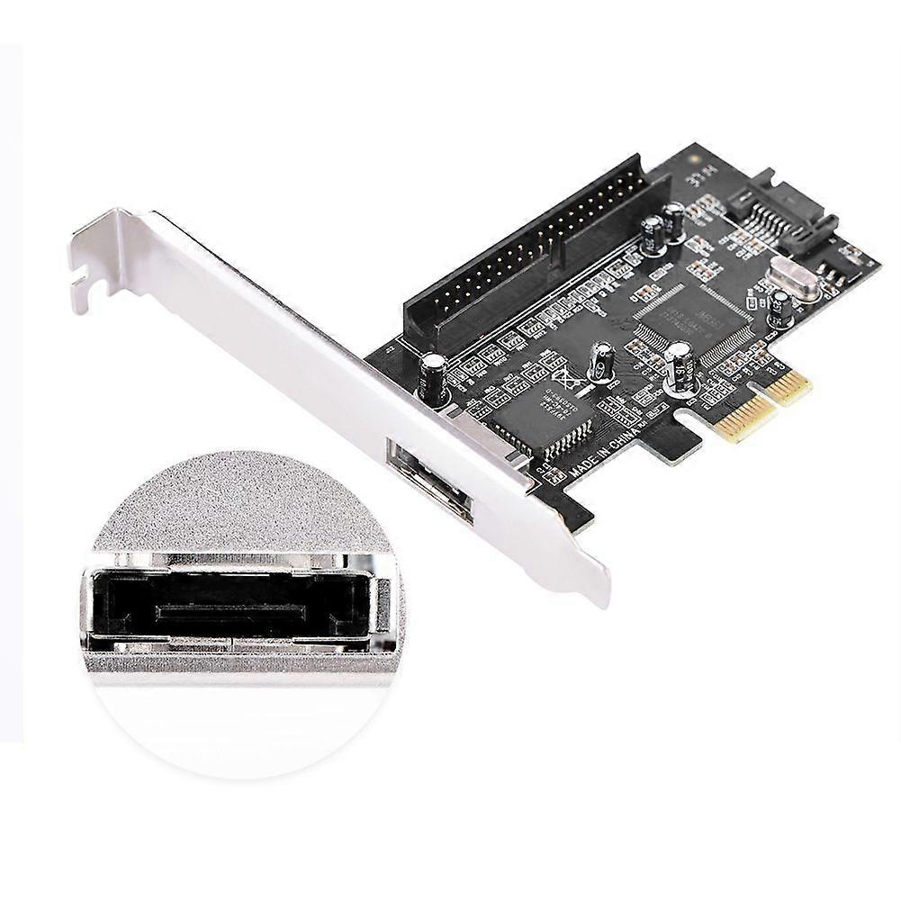 PCI-E PCI Express to IDE ATA133 + SATA II + ESATA Raid JMB363 Adapter ...