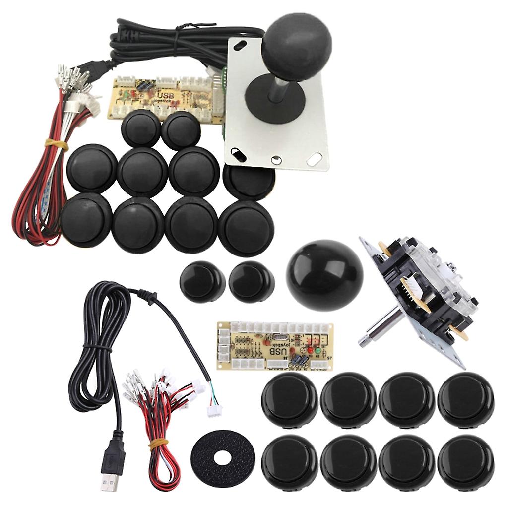 Zero Delay Arcade Diy Kit Usb Encoder To Pc Arcade Sanwa Joystick Push ...