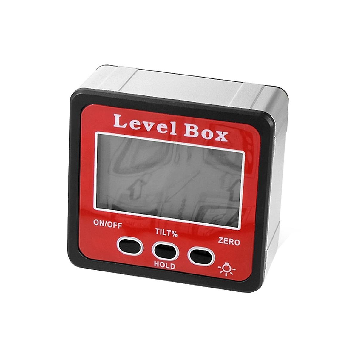 Digital Level Box Protractor Angle Finder 90 Degree Level Gauge Bevel ...