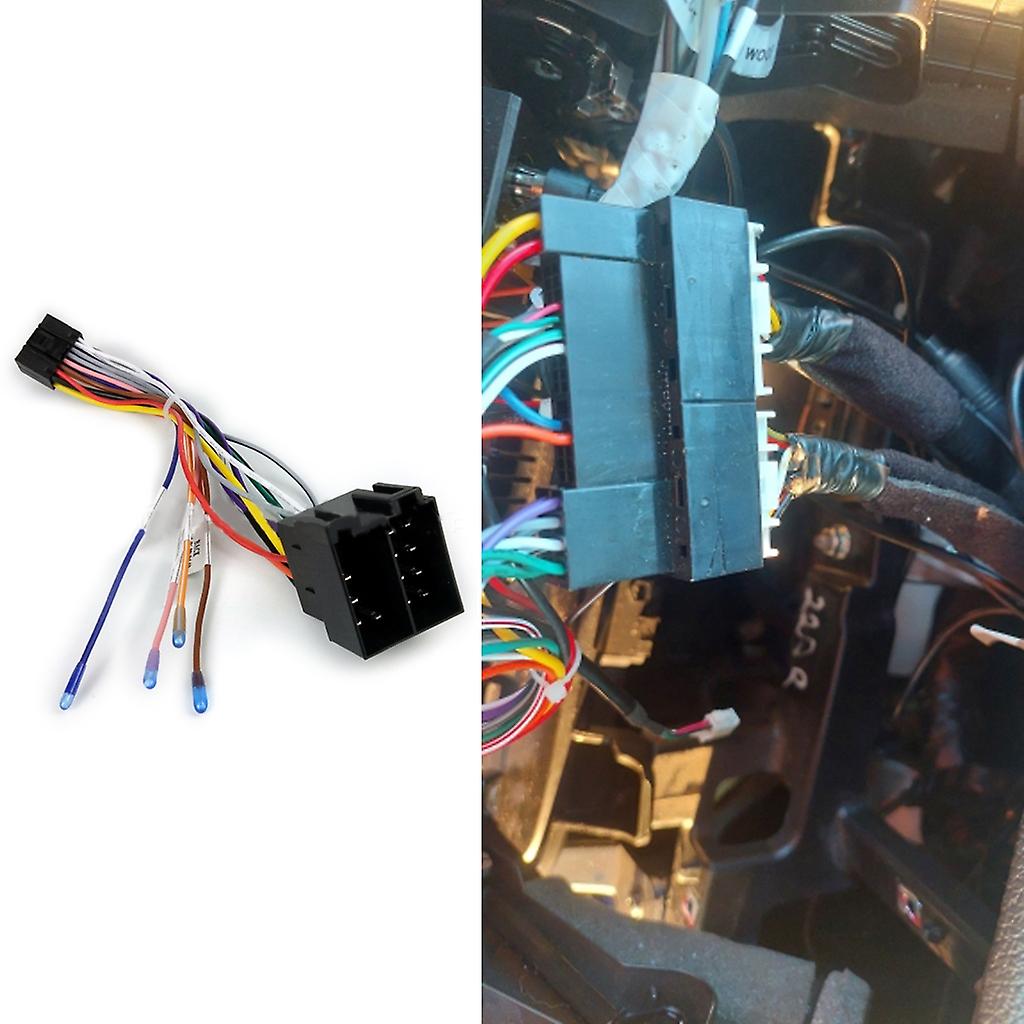 16 Pin to ISO Cable Adapter 16P Plug ISO Connector Wiring Harness ...