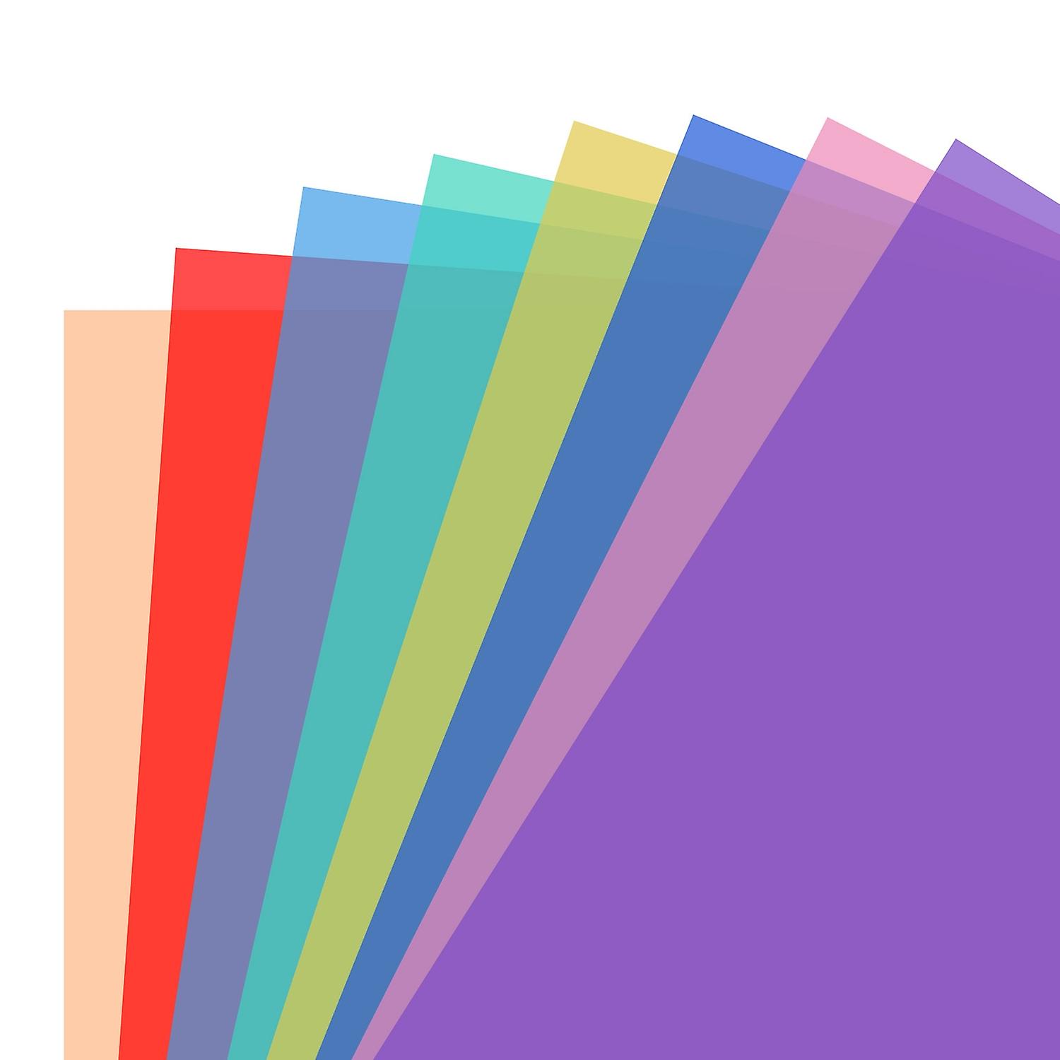 8 Colors/set Transparent Gel Lighting Filter 30 * 30cm/ 12 * 12in ...