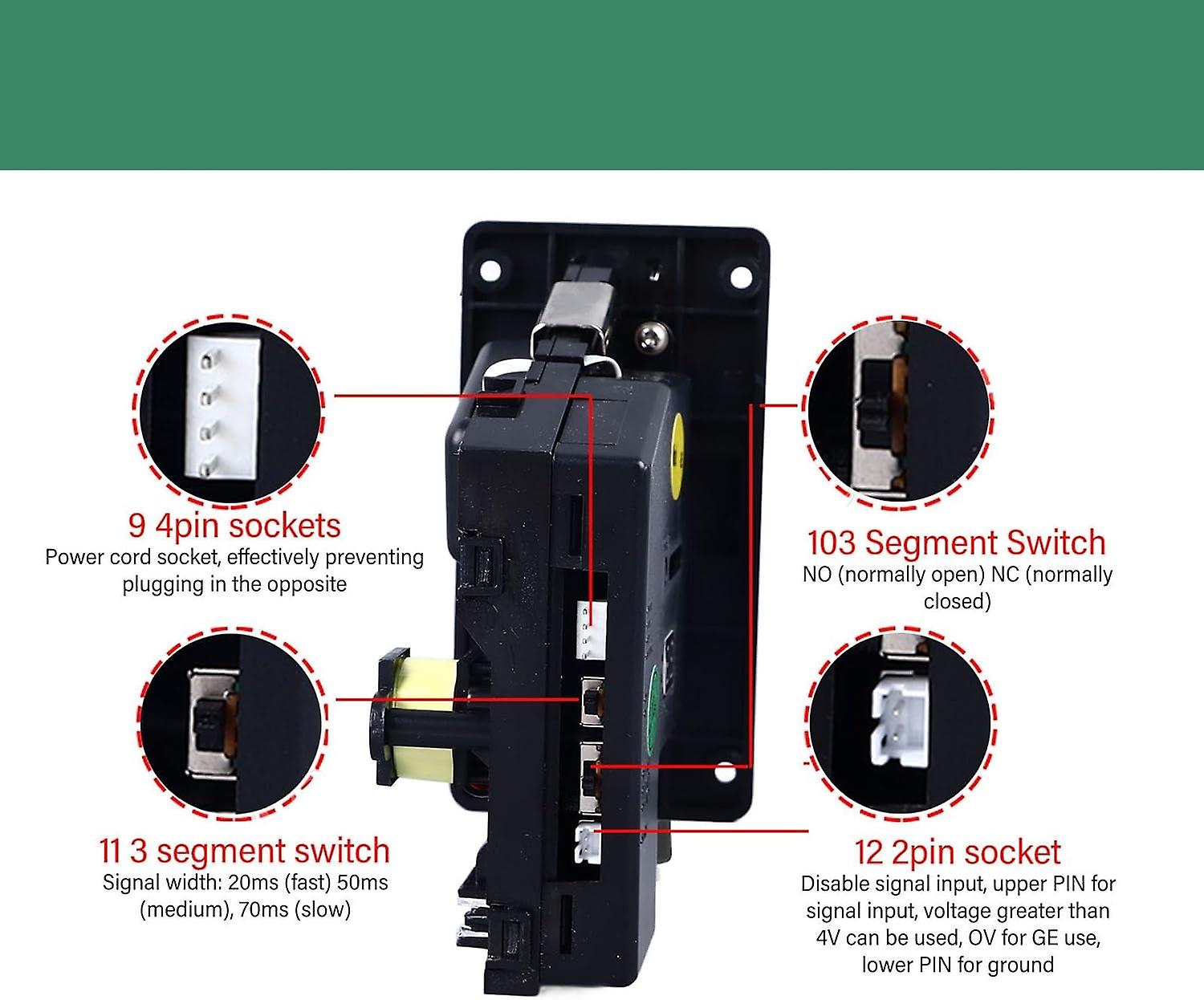 Multi Coin Acceptor Professional High Accuracy Fast Recognition ...