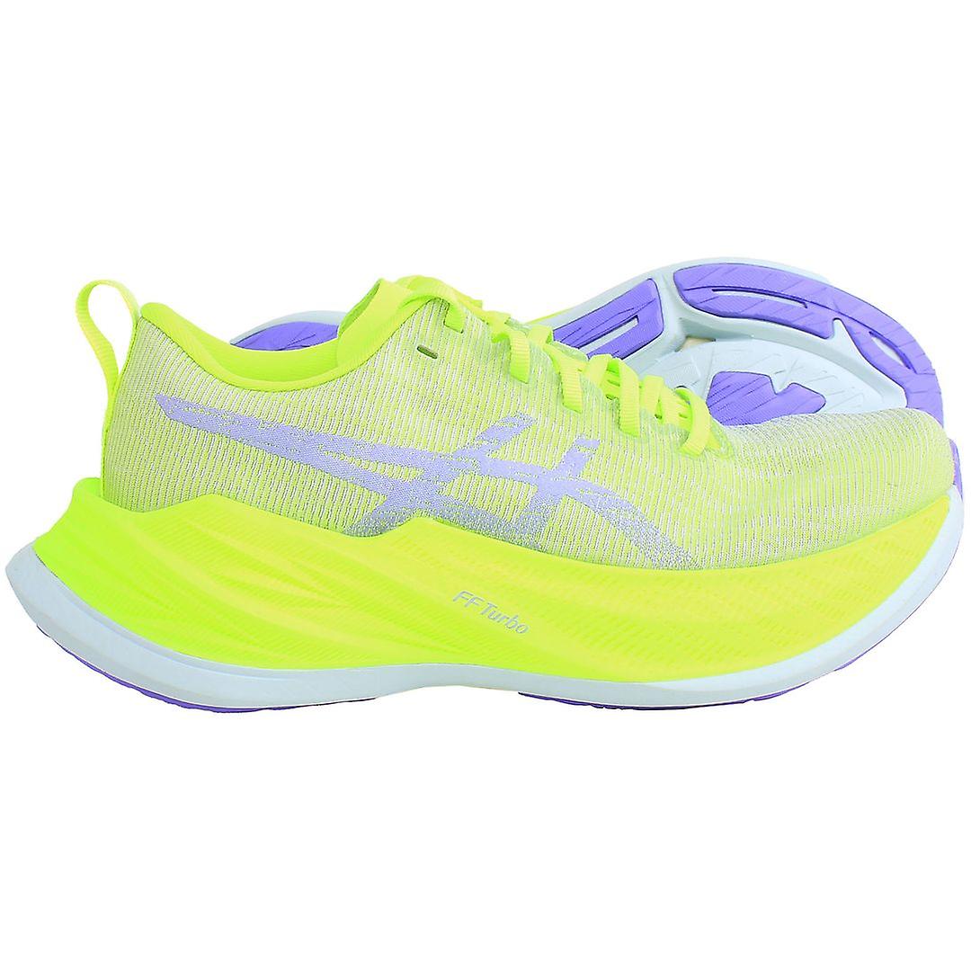 Asics Superblast Lace-Up Yellow Synthetic Mens Running Trainers ...