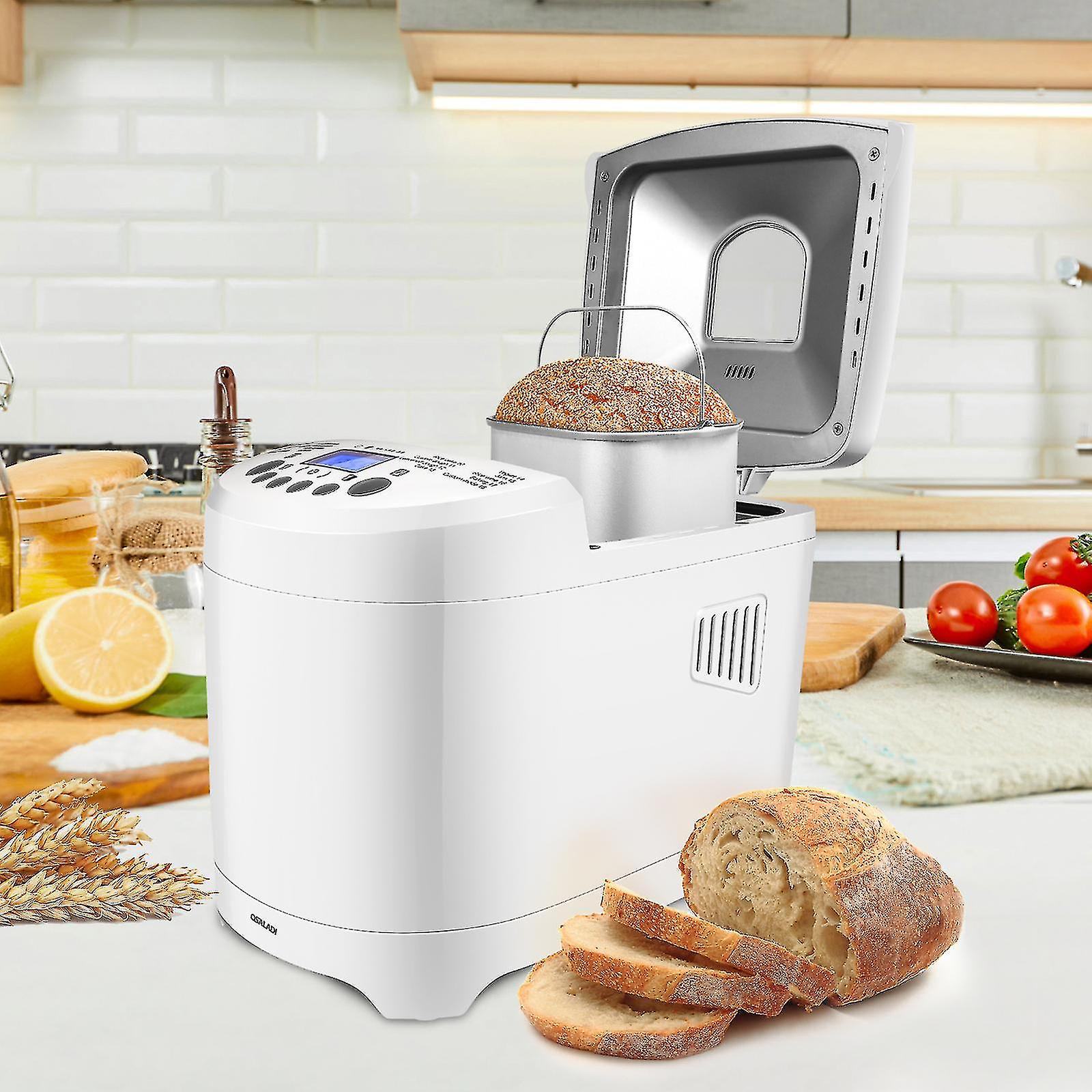 Osaladi Non-stick Bread Maker 18 Programs 15h Max. Delay Timer Bread ...