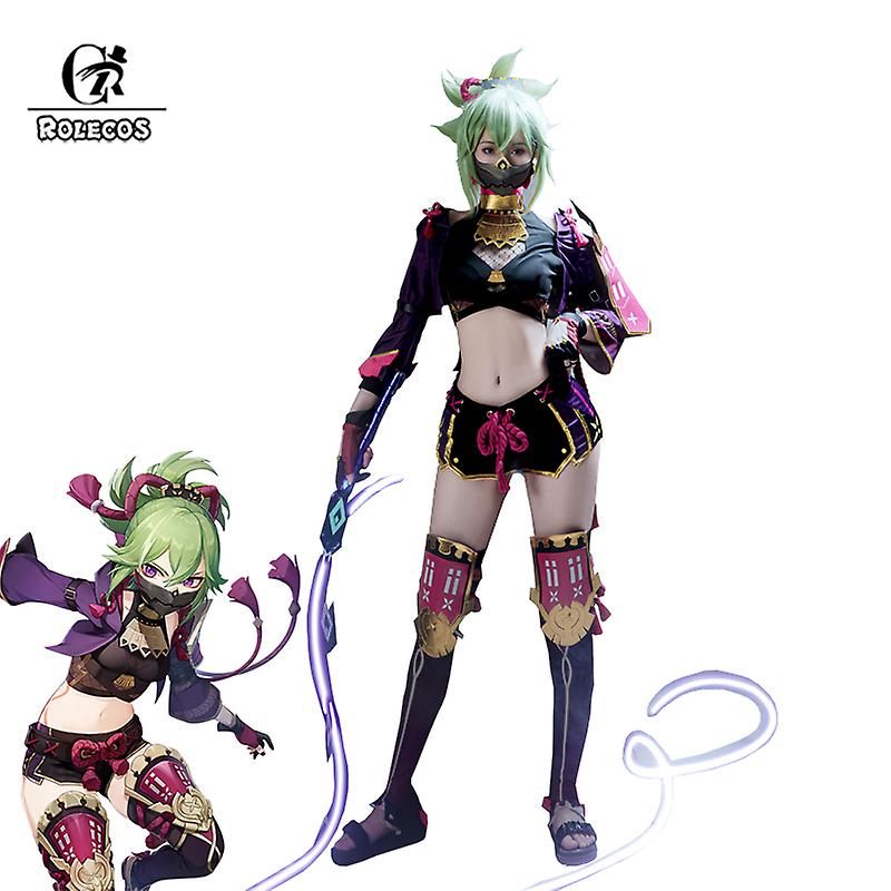Game Genshin Impact Kuki Shinobu Cosplay Costume Kuki Shinobu Halloween ...