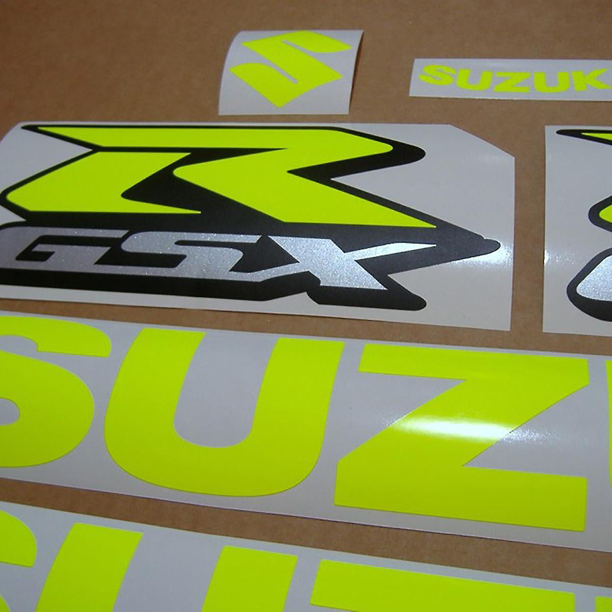 For Suzuki Gsxr 600 Stickers Decals Tank Logo Set Helmet Emblem Vinyl ...