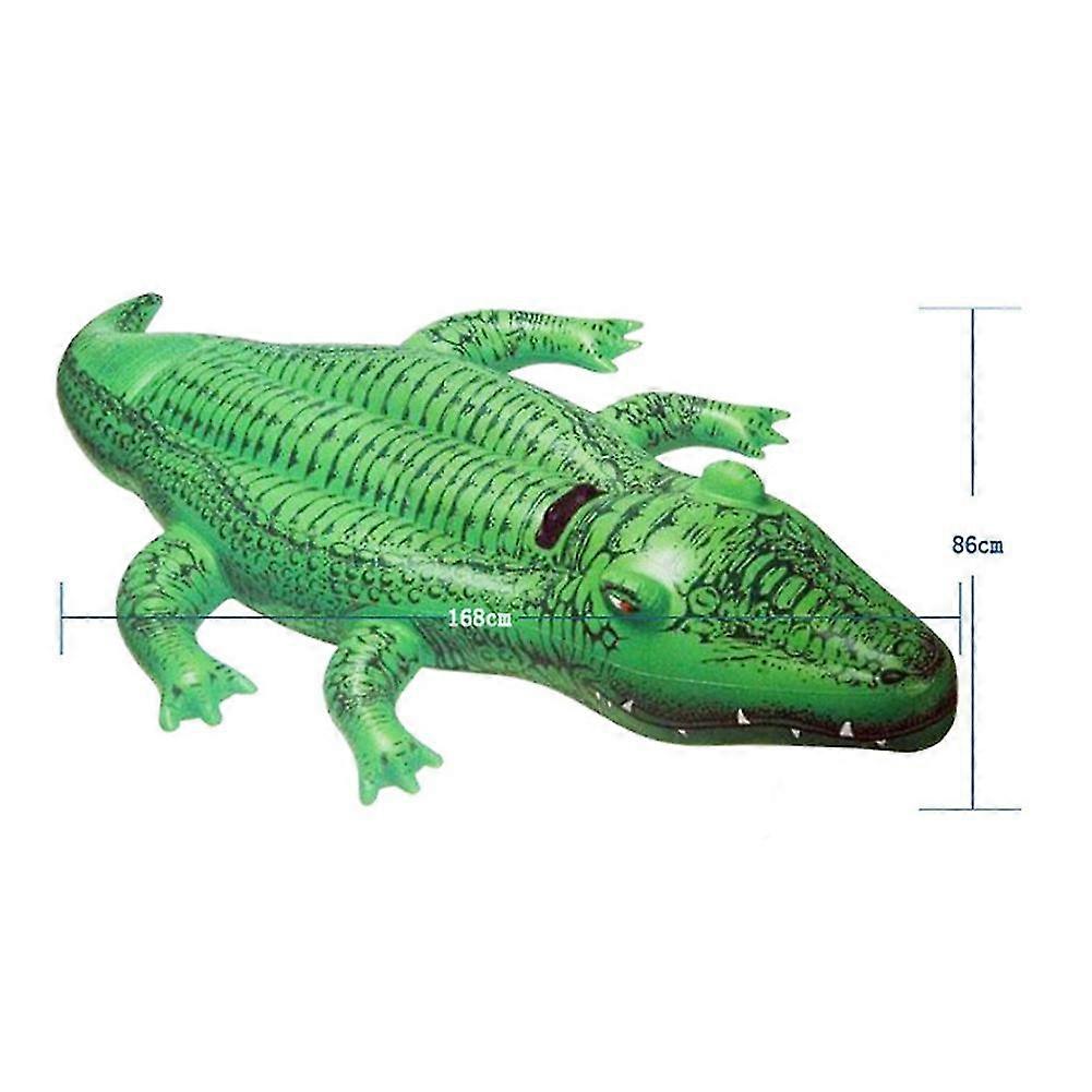 Inflatable Crocodile Seat Summer Swimming Pool Ride Pvc Alligator ...