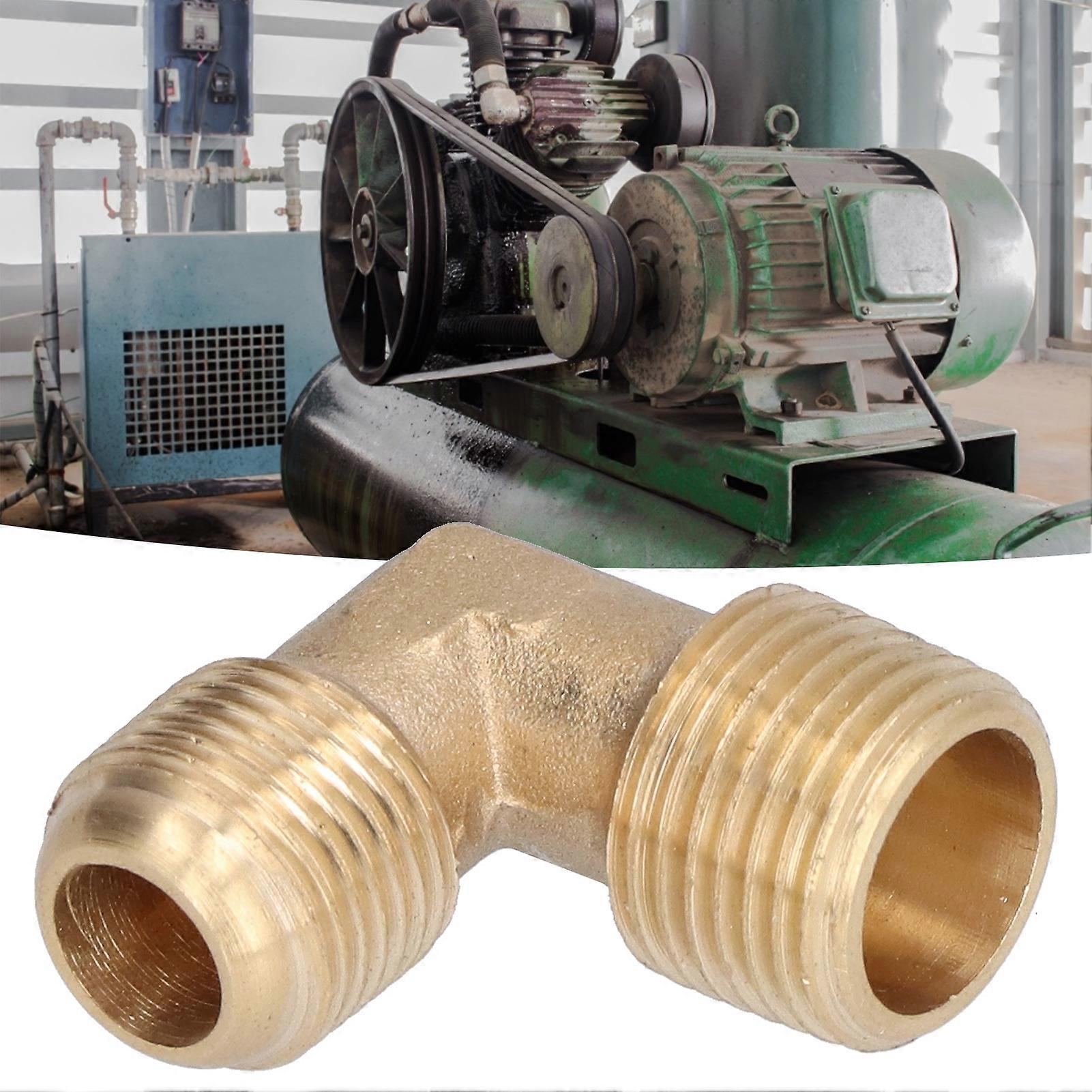 Air Compressor Elbow Brass 90 Degree Male Pipe To Female Pipe Connect ...