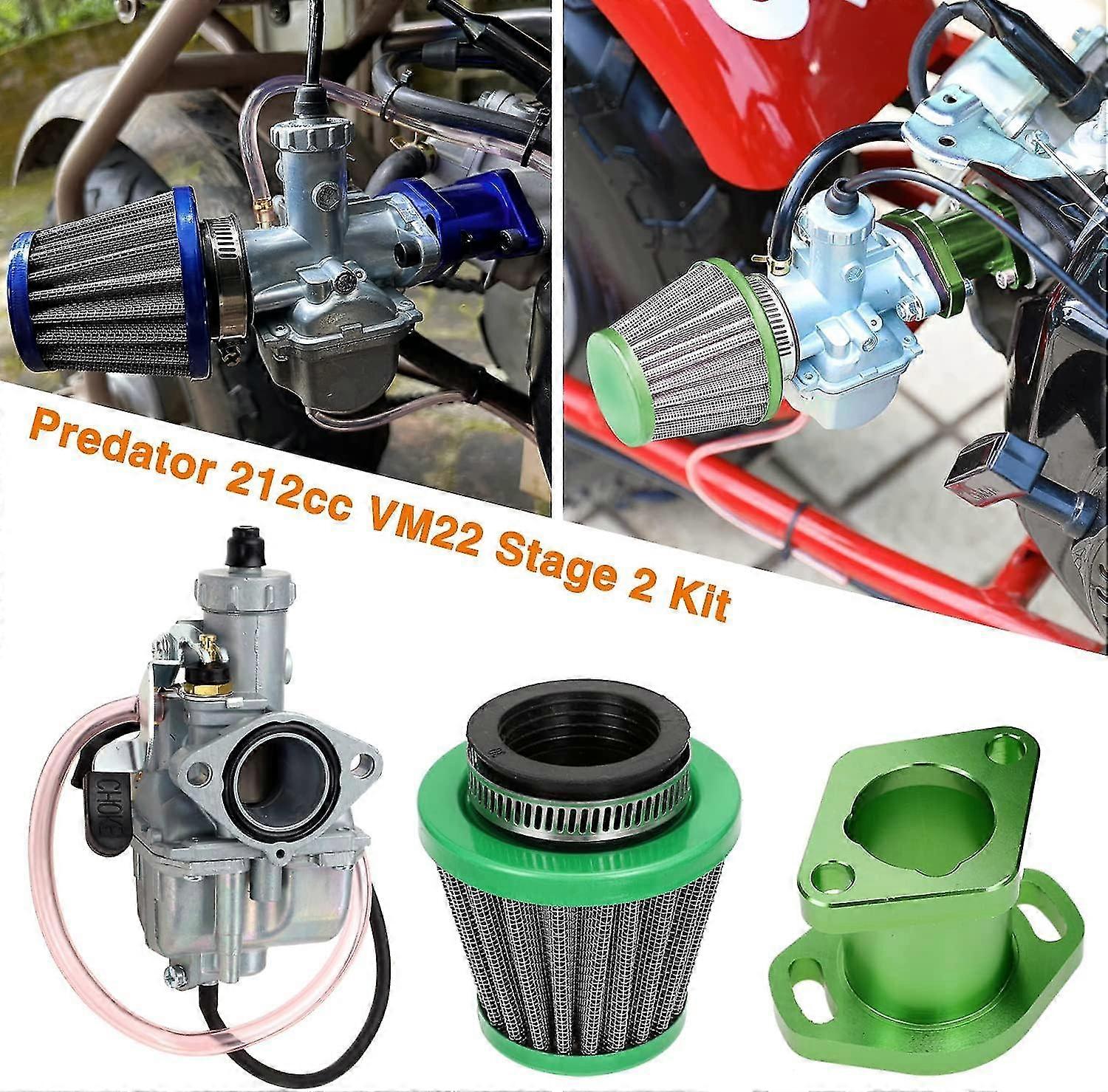 Performance Vm22 26mm Carburetor Carb For Predator 212cc 196cc Coleman ...