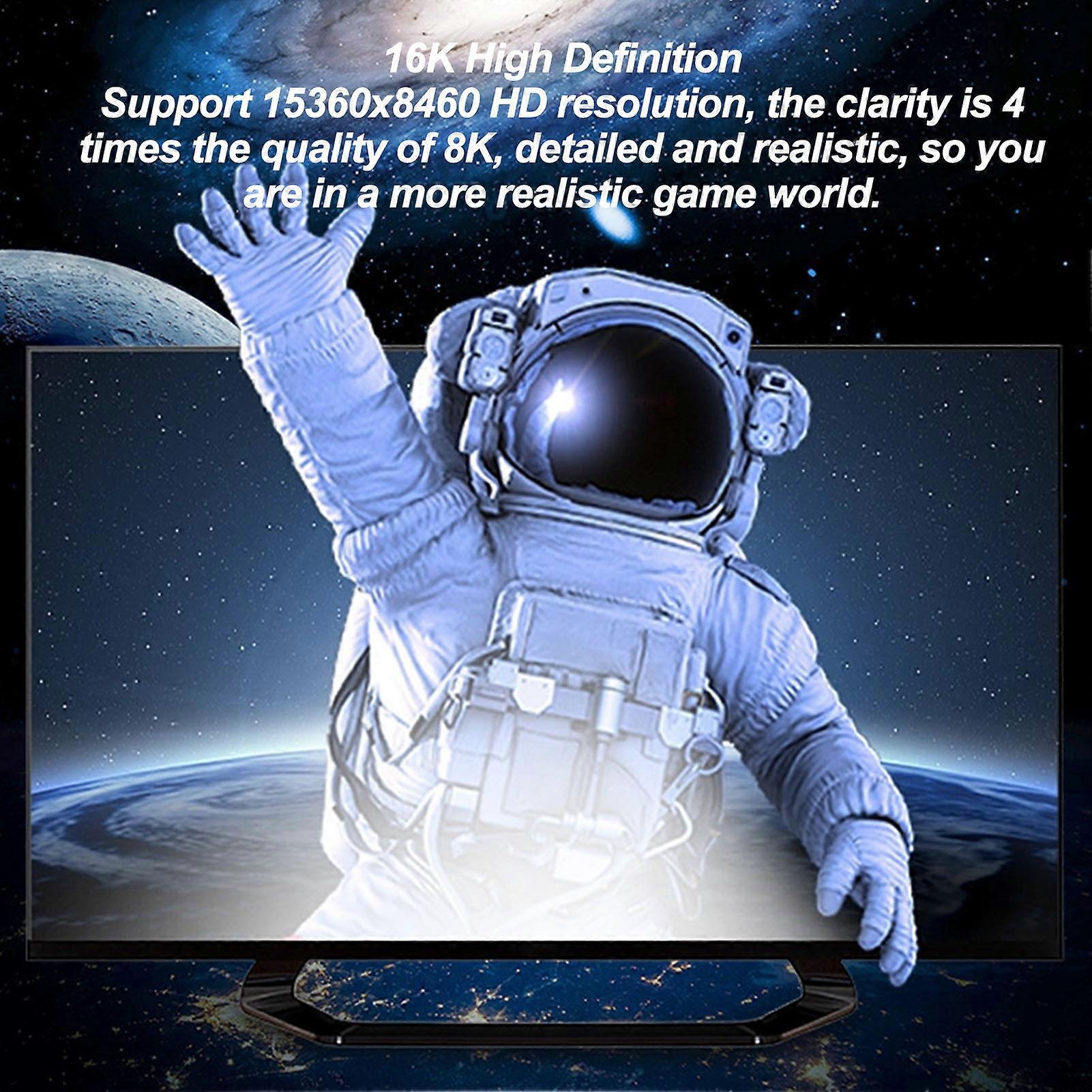 DisplayPort 2.1 Cable 16K 30Hz 40Gbps 3D Dynamic HDR Male to Male ...