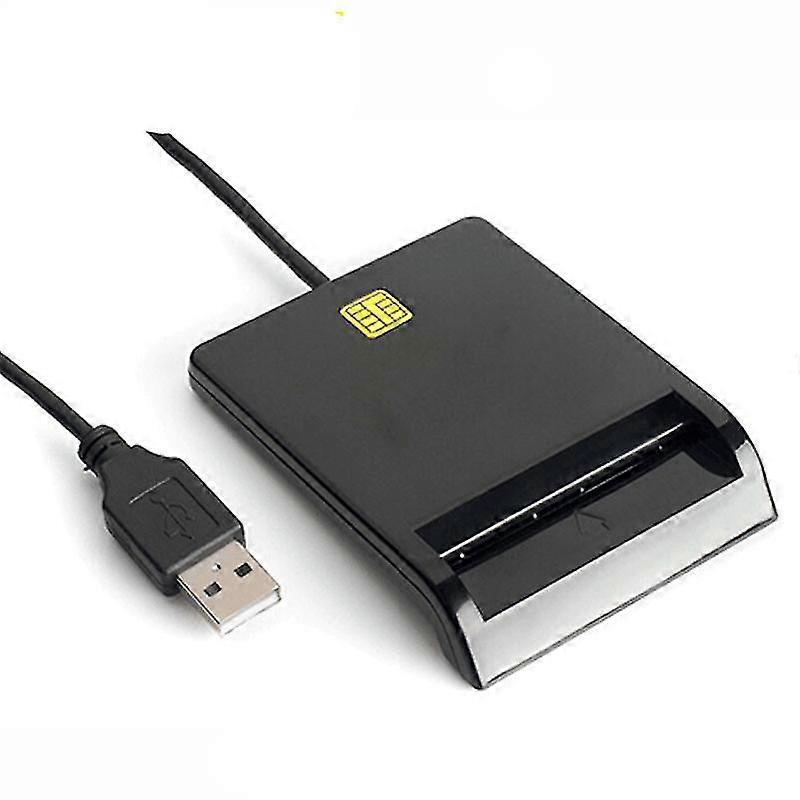 ATM Id card reader USB smart card reader, black | Fruugo UK