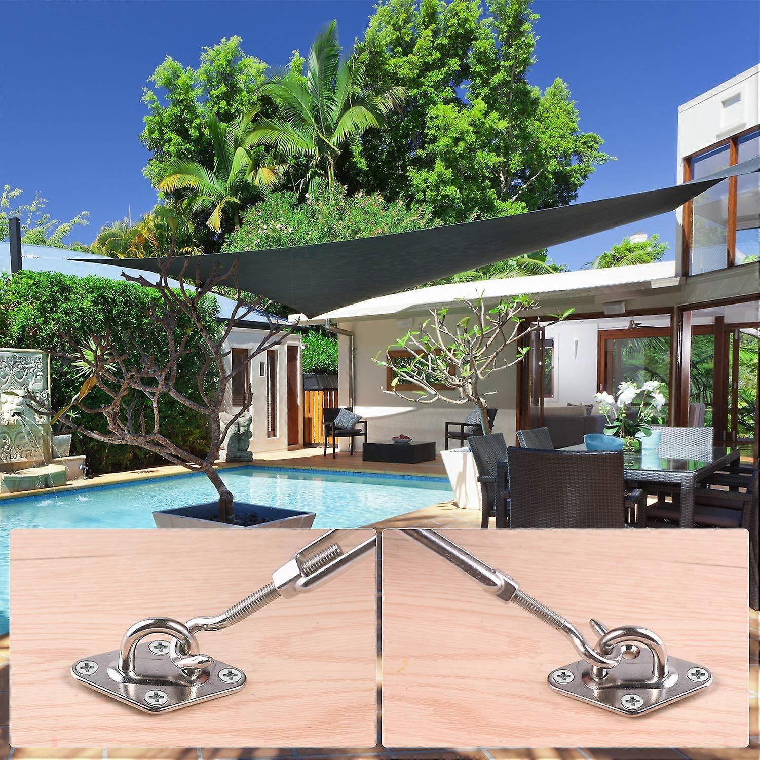 Canopy Fixing Set Heavy Duty Sun Shade Fixing Kit Stainless Steel ...