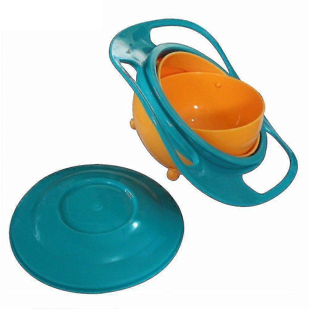 Set Of 3: Magic Bowl 360 Degree Rotation Spill Resistant Gyro Bowl With ...
