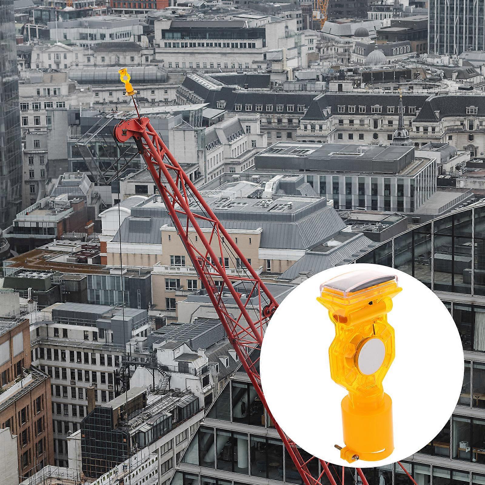 Solar Strobe Traffic Flashing Light Dual Sides Rainproof Emergency ...