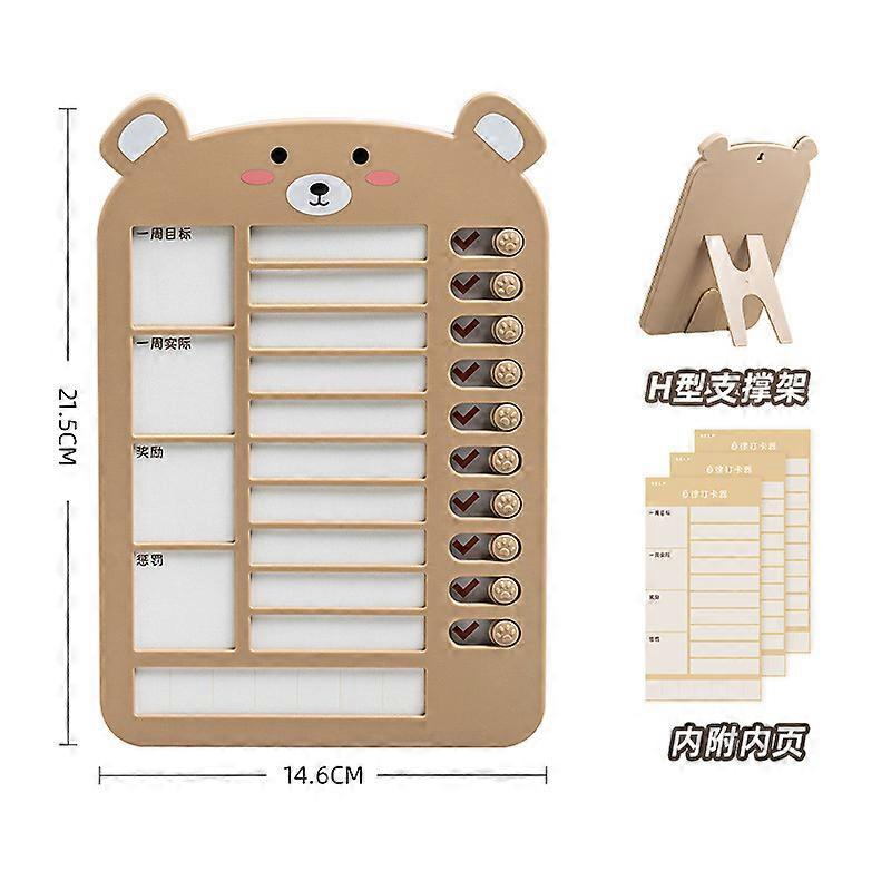 Housework Check Board Task Plan Table Children's Housework Table Note ...