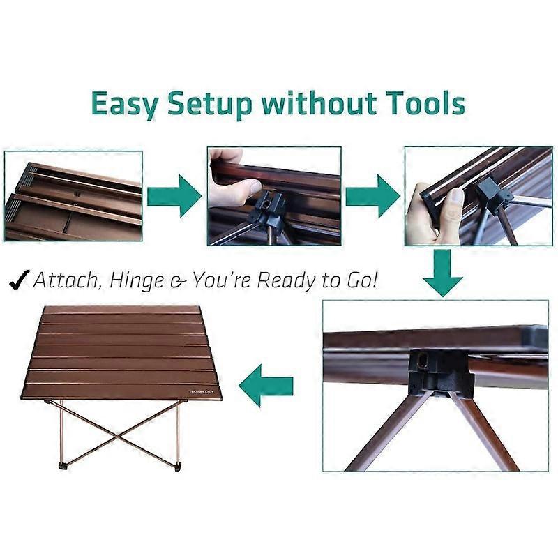 Xianrenge Folding Camping Table, Sand Beach Table, Foldable Side Table ...