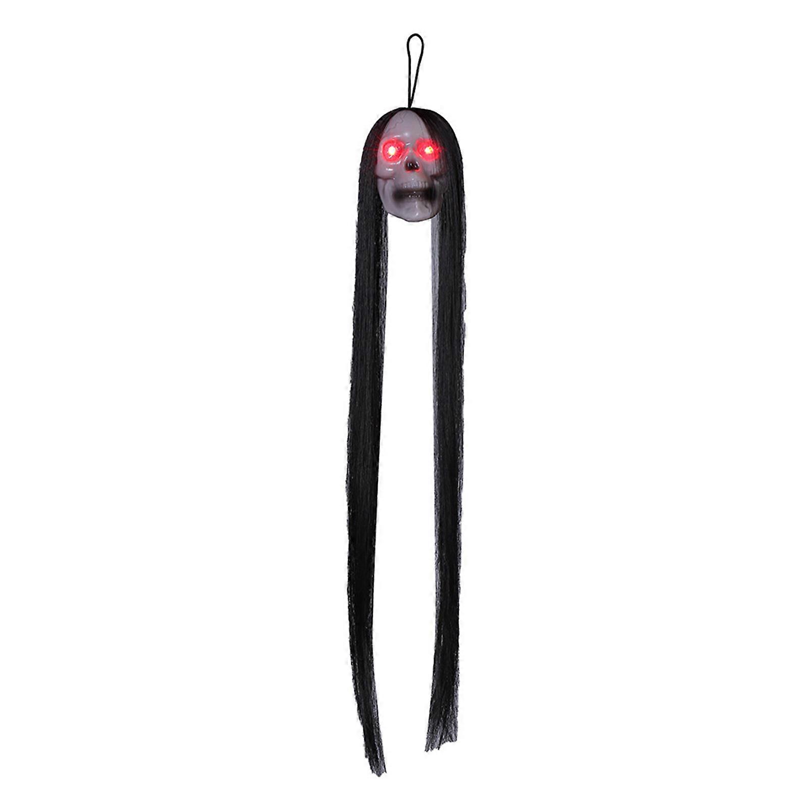 Scary Hanging Ghosts with Spookys Glowing LED Red Eyes Horror Witches ...