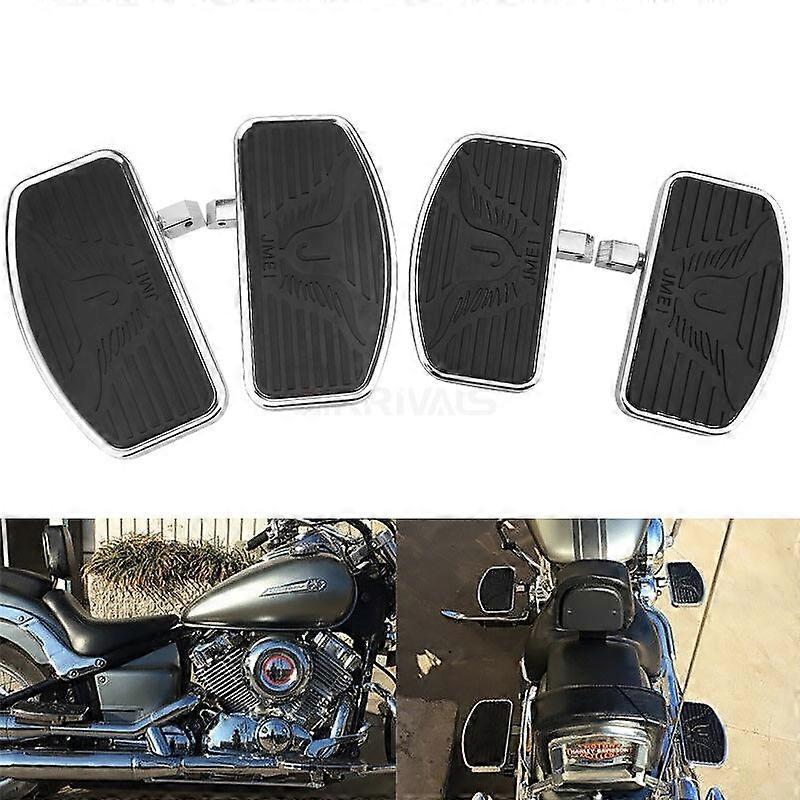 Motorcycle Front Rear Wide Foot Rider Driver Foot Rest Floorboards ...