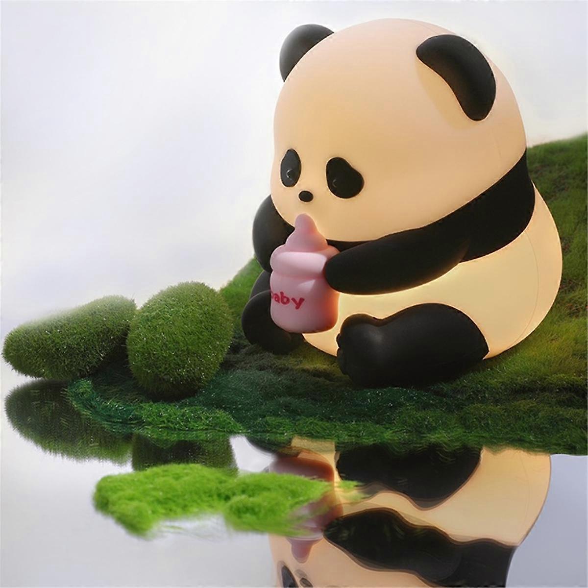 Panda Nattlampa-Baby, Squishy Dimbar Led Panda Lampa, Kawaii Panda ...