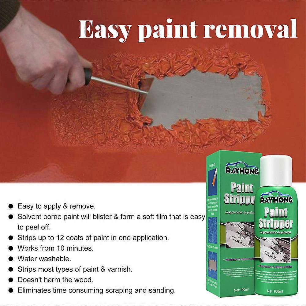 3Pcs Car Paint Remover, Metal Surface Paint Stripper Brush, Fast Acting ...