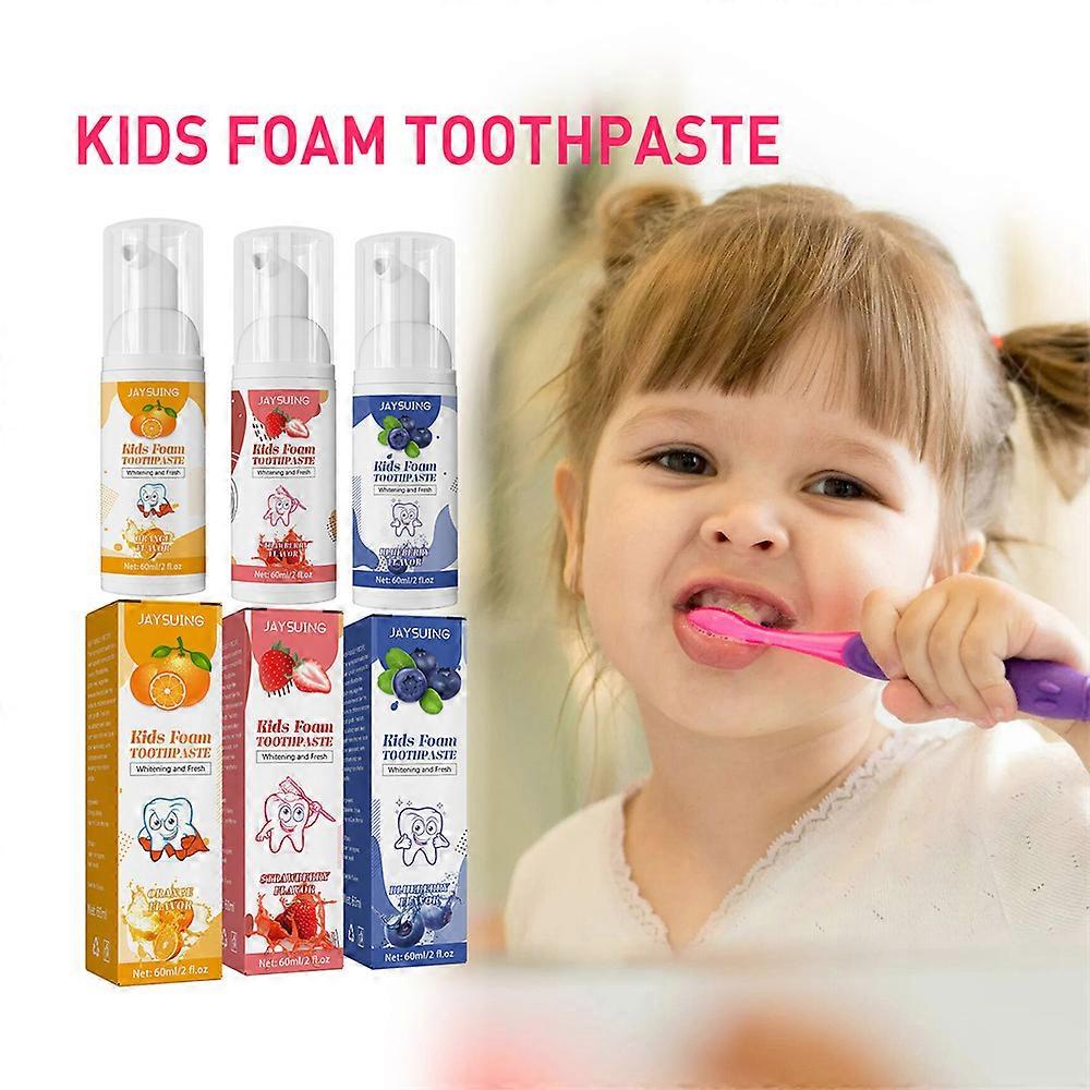 New Kids Whitening Toothpaste Fruity Flavor Children Toothpaste 60ml ...