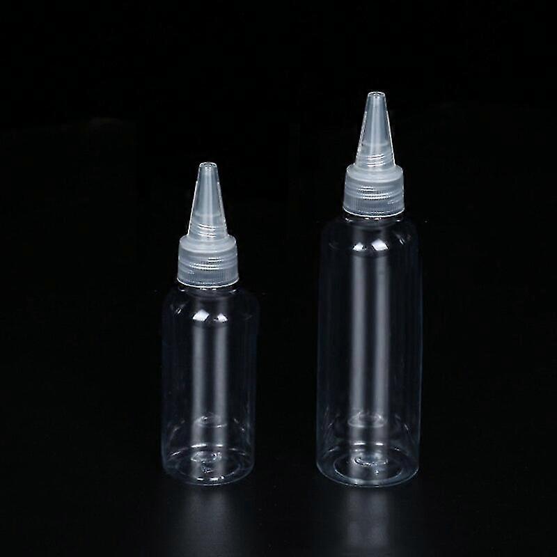 30pcs Plastic Squeeze Dropper Bottle 5-250ml Transparent Sharp-mouth ...