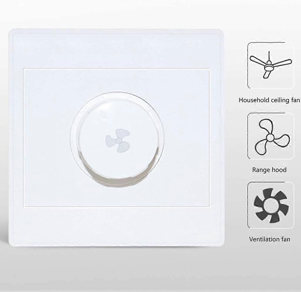 86 Type Ceiling Fan Adjustment Stepless Speed Controller Wall Switch ...
