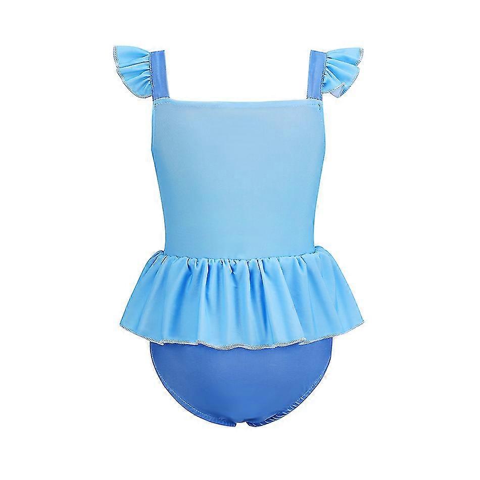 * Princess Swimsuit Frozen Elsa Anna Snow White Aurora Belle Cinderella ...
