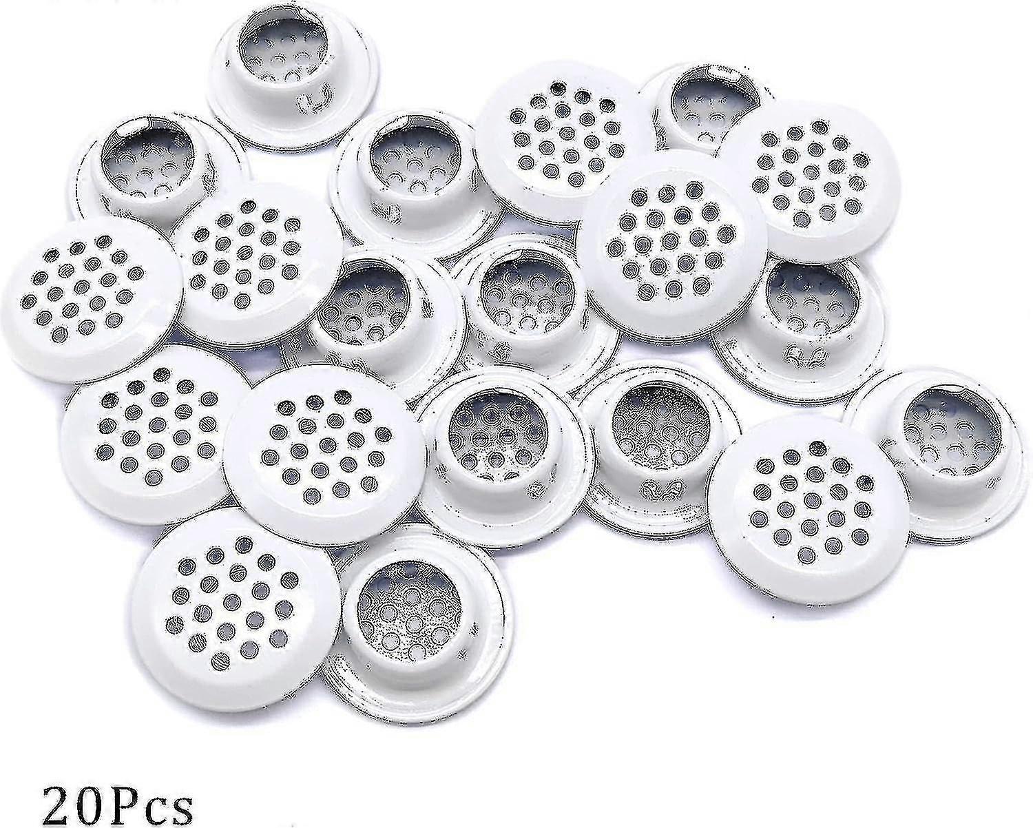 20pcs Air Vents 19mm Circular Soffit Vent Stainless Steel Round Vent ...