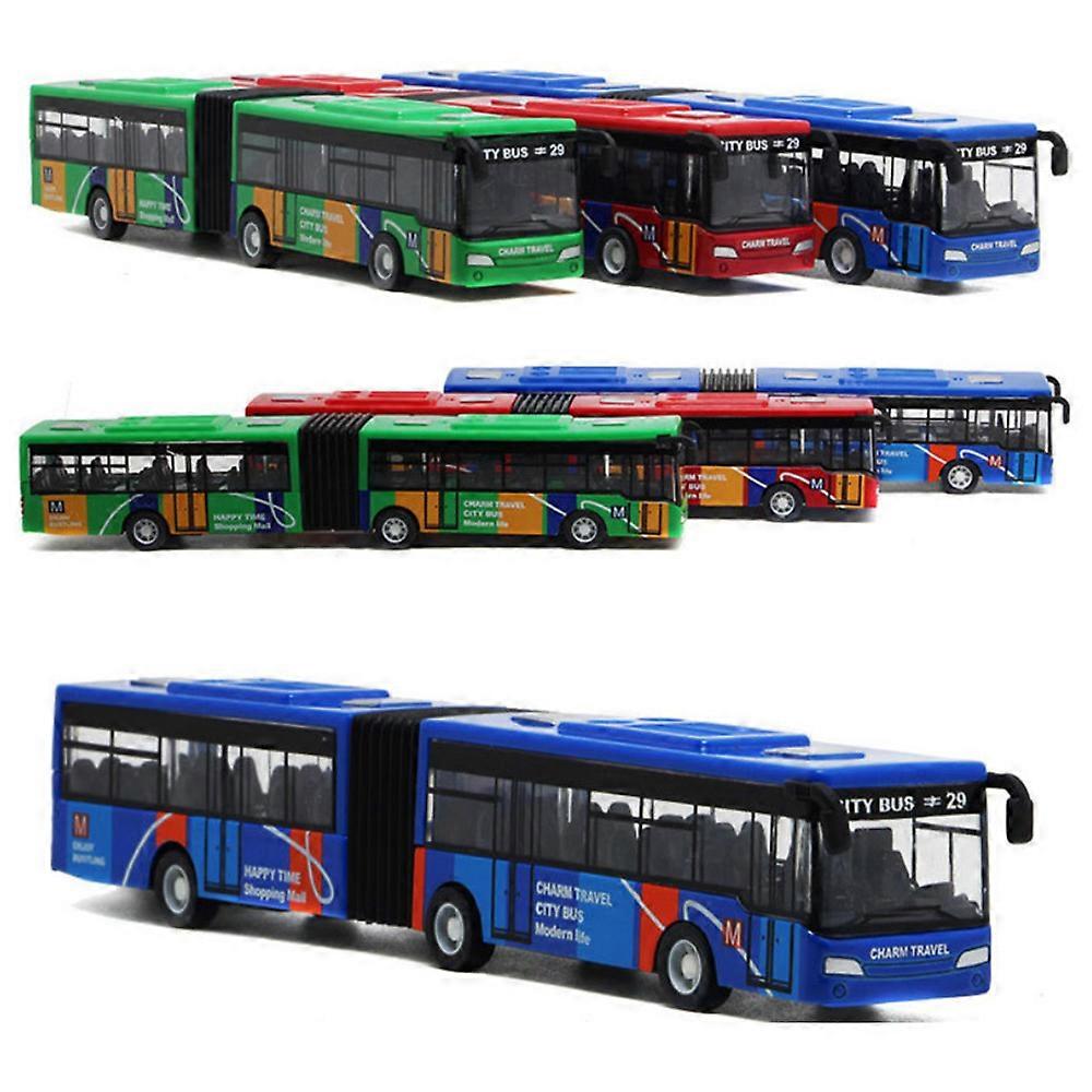 1:64 Alloy Bus Model Vehicles City Express Bus Double Buses | Fruugo UK