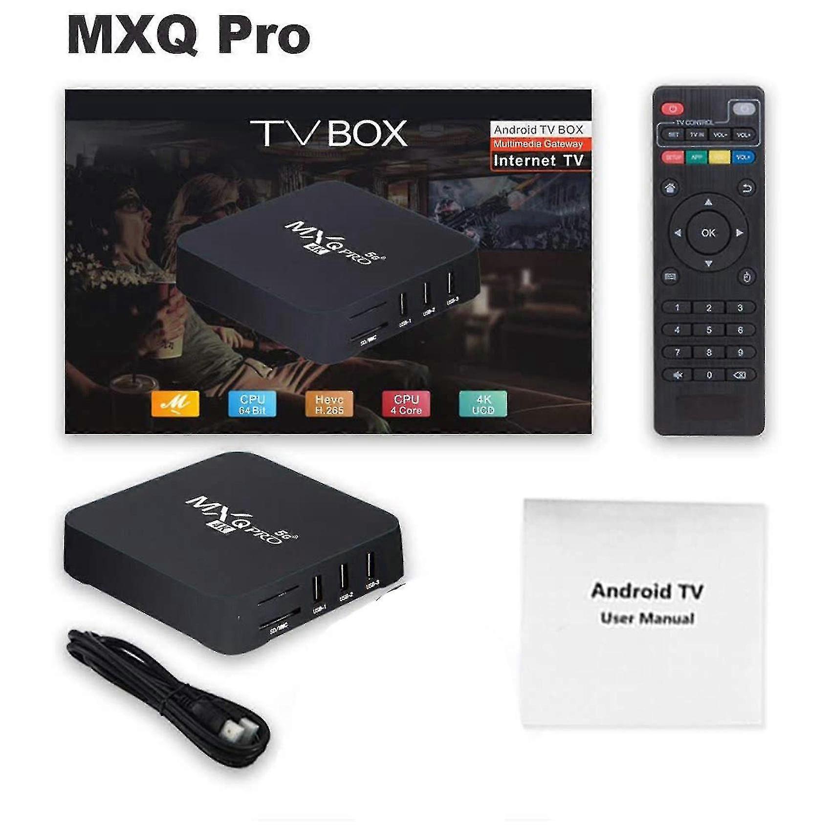 For Android Tv Box, 4k Hdr Streaming Media Player,4gb Ram 32gb Rom ...