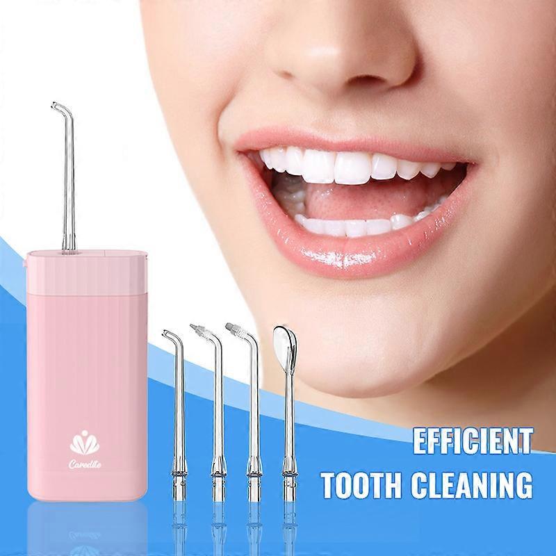 Caredite Potable Water Flosser, Cordless Oral Irrigator, 140Ml Water ...