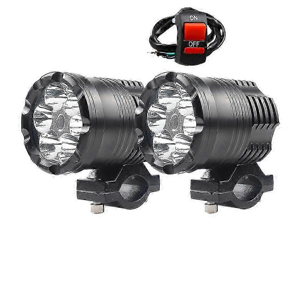 Motorcycle Led Headlight Fog Light Spotlight 12v For Bmw R1200gs Adv F800gs F650 K1200s Led ...