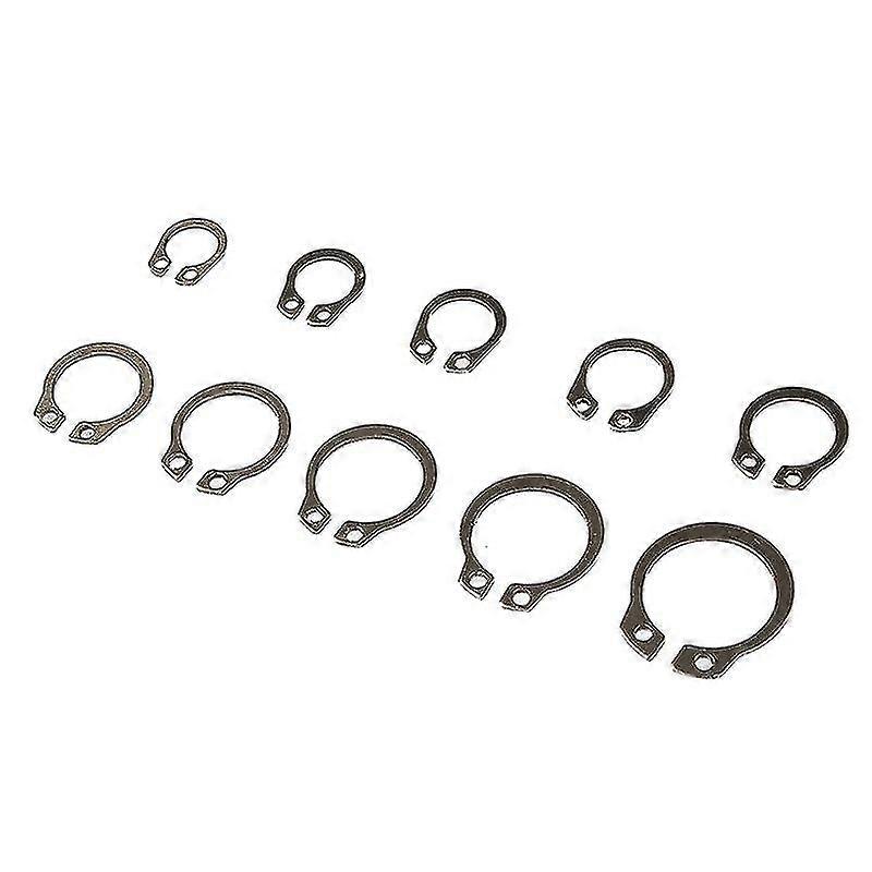 100pcs Circlip Set External/internal Retaining E-type Cir Clip Lock ...