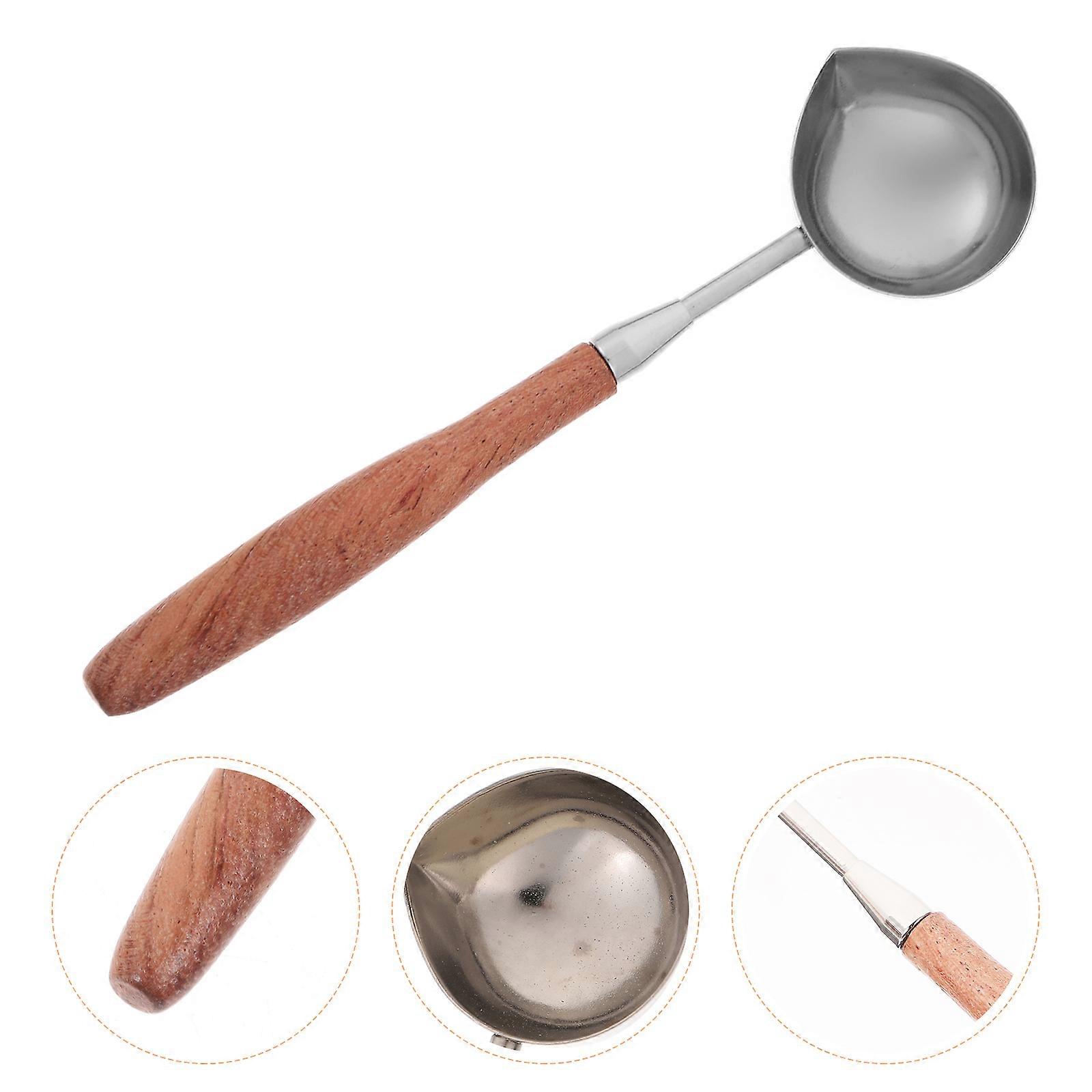 High-grade Stainless Steel Spoon Paint Spoon Sealing Wax Spoon Special ...