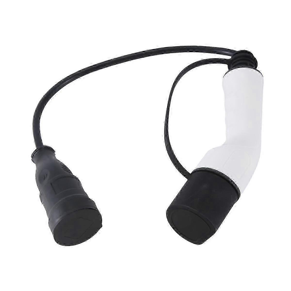 EV Connector 16A Type 2 Male Plug to Schuko Socket EV Charging Adapter ...