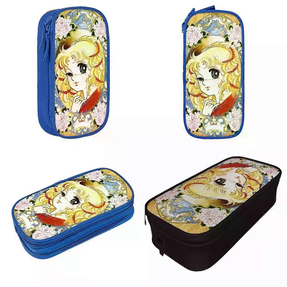 Candy Candy Anime Cartoons Pencil Case Kawaii Cute Girl Pencil Box Pen ...
