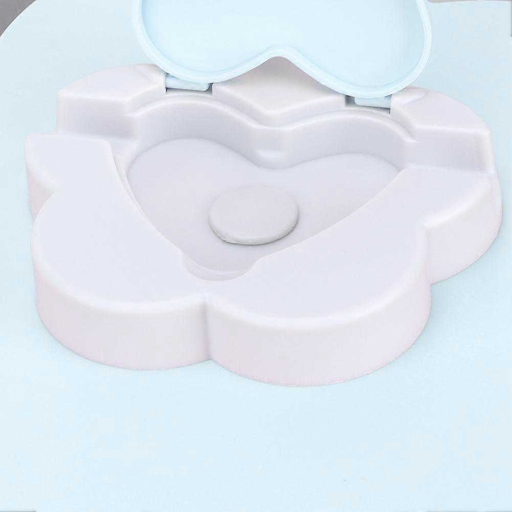 Double Deck Snack Box Candy Dish Petal Rotating Dried Fruit Plate ...