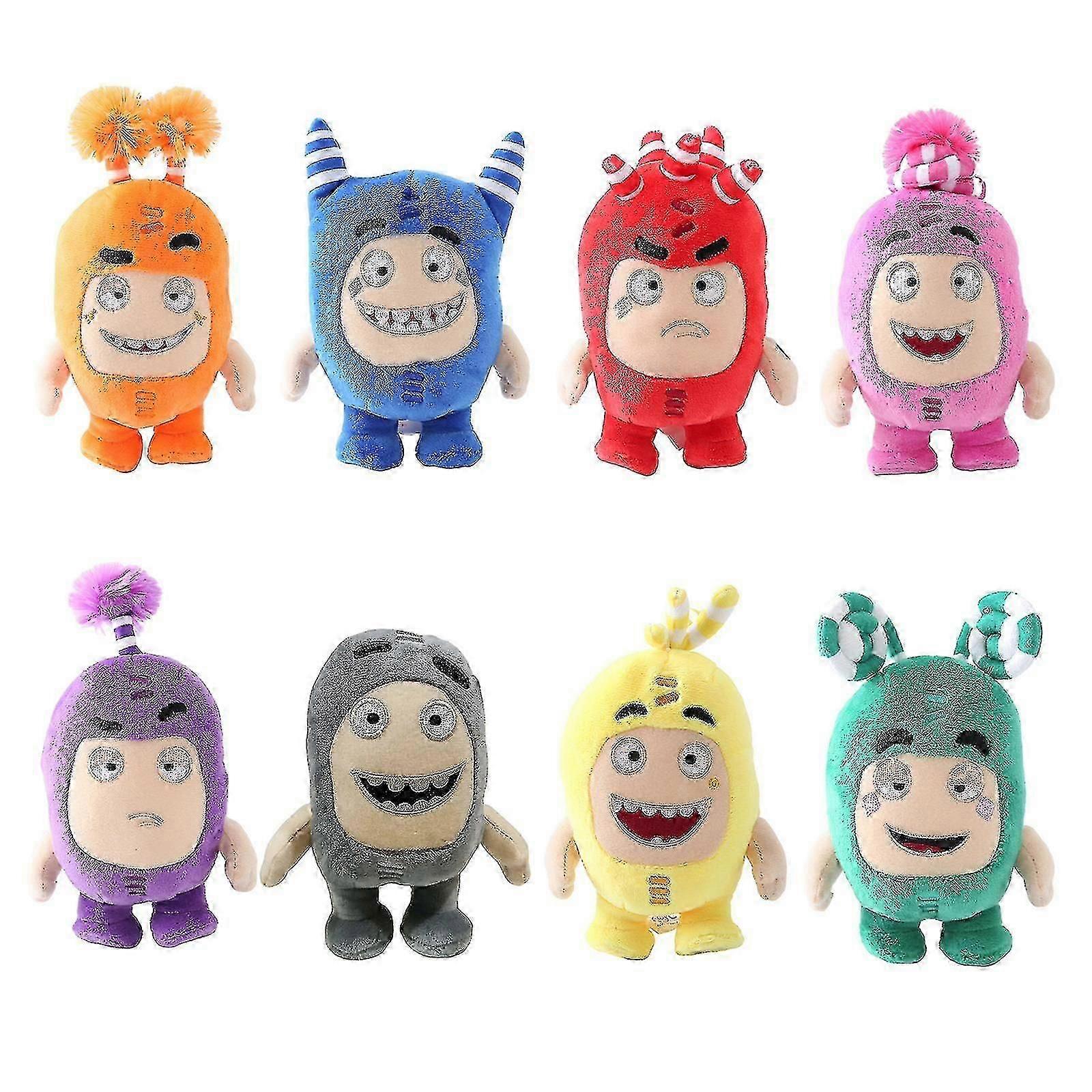 Plush Oddbods Cartoon Toys Dolls Soft Cute Pogo New 18cm Bubbles Jeff ...