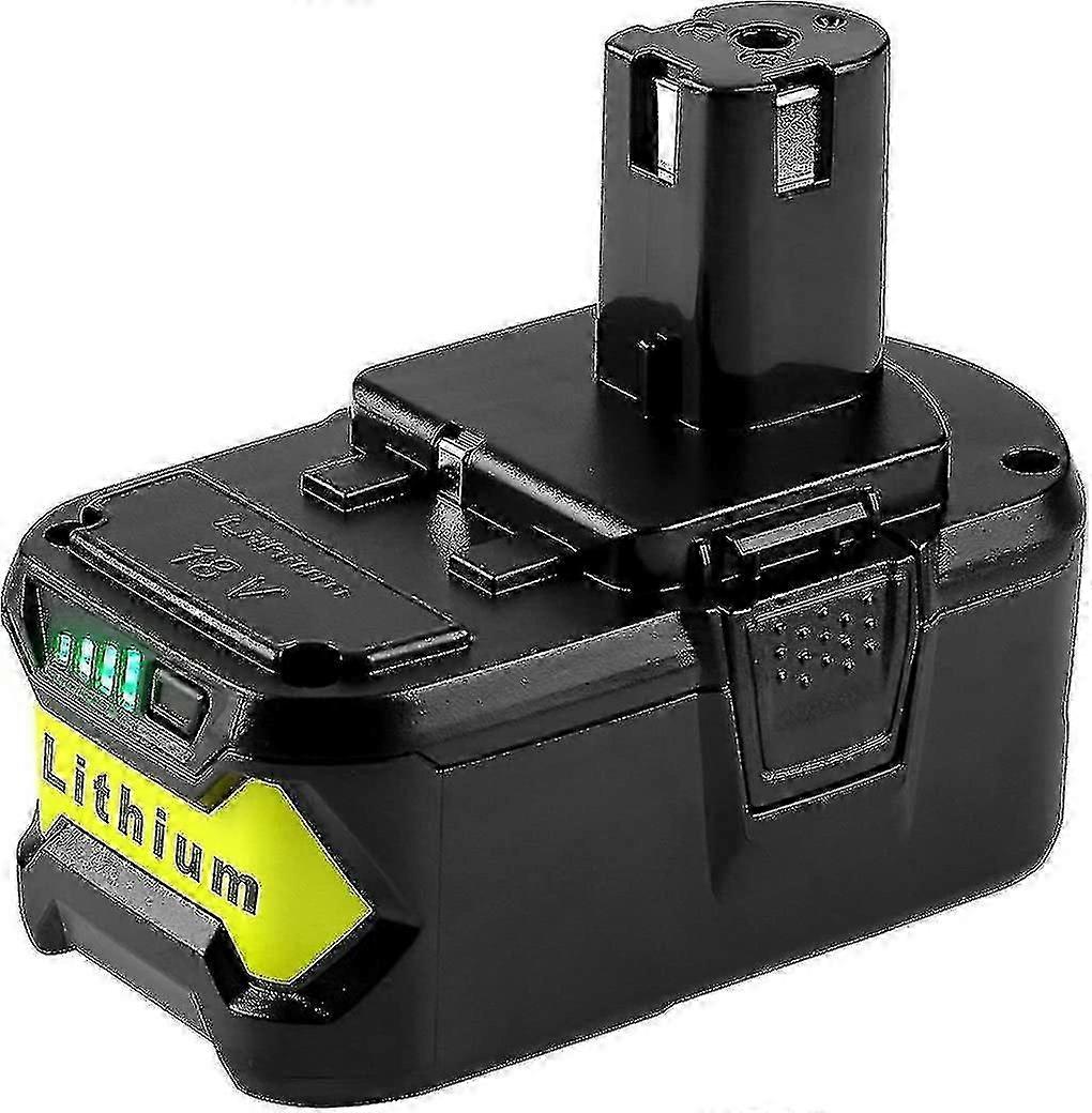 [2 Packs] 18v 5.0ah Li-ion Battery Replacement For Ryobi 18v One+ P108 ...
