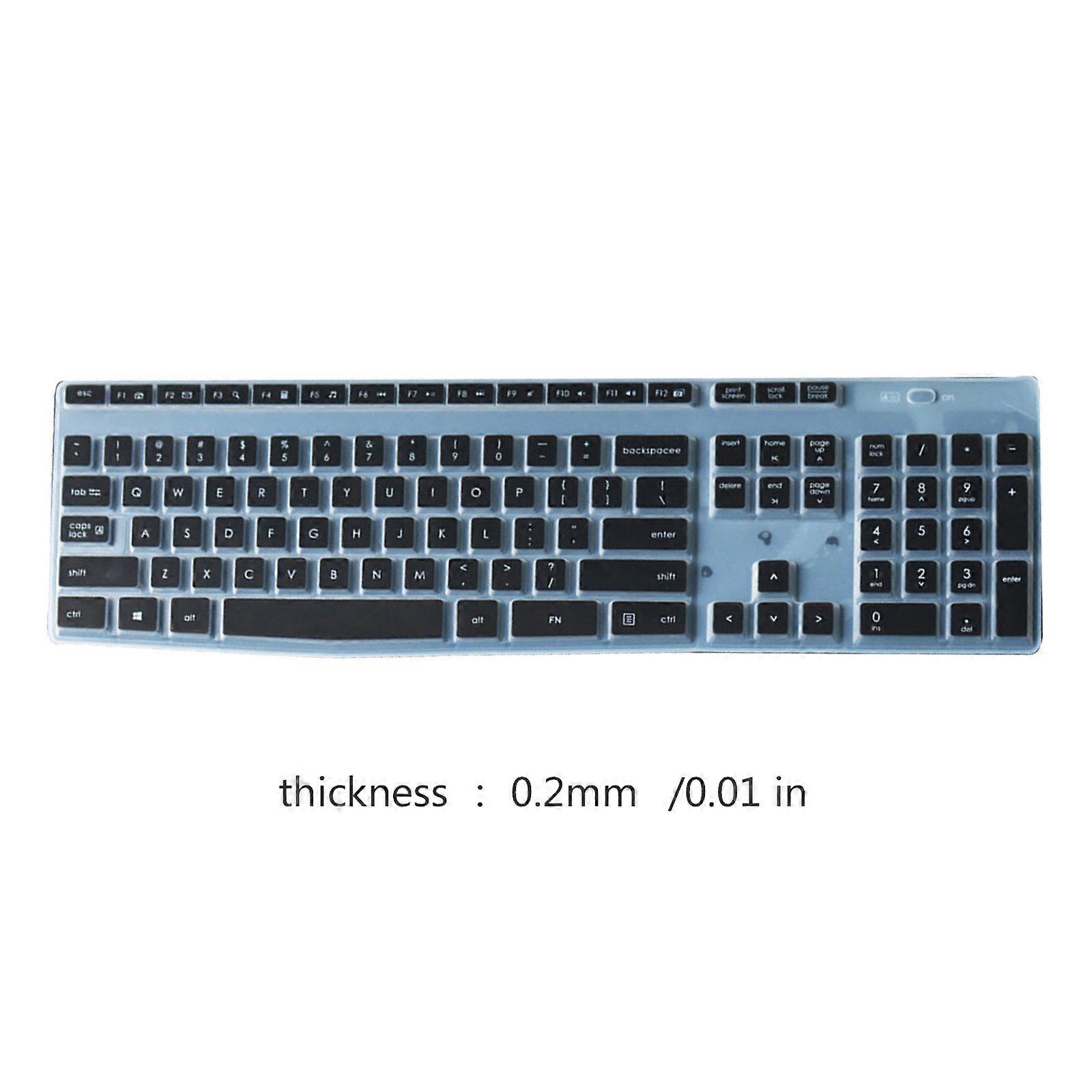Keyboard Cover for MK345 K345 Wireless Ergonomic Keyboard Waterproof ...