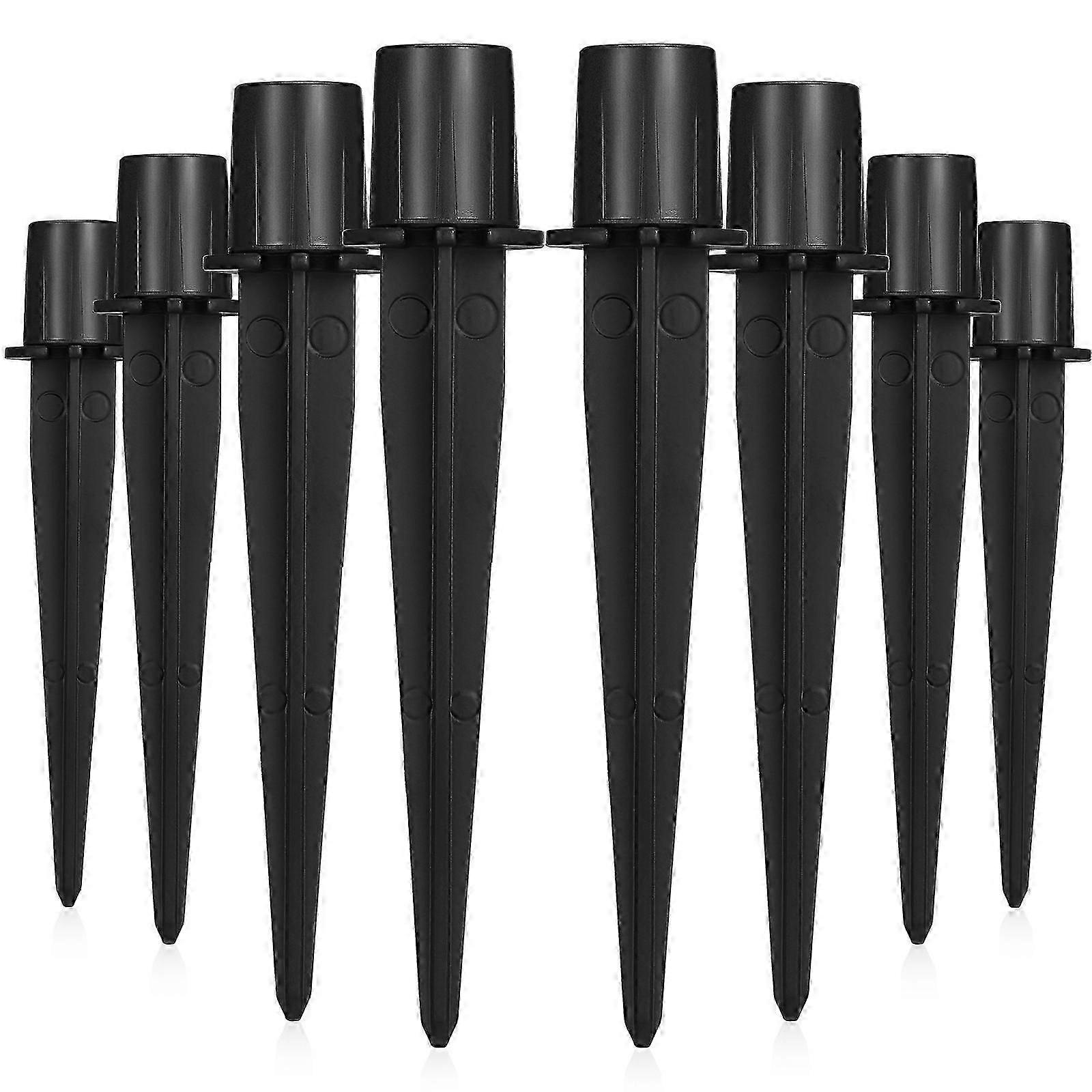 10 Pcs Ground Spike Replacement Garden Solar Light Stakes Metal Spike ...