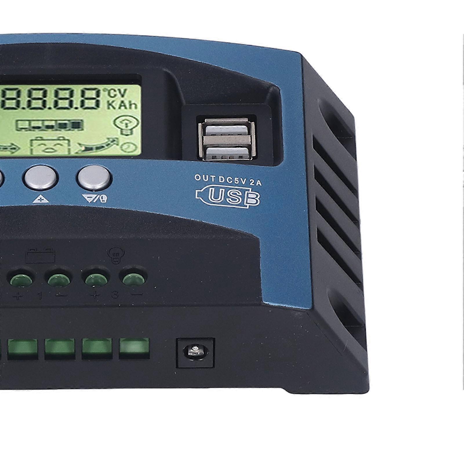 Solar Charge Controller MPPT Tracking Charging Real Time Digital Display Solar PV Charge ...